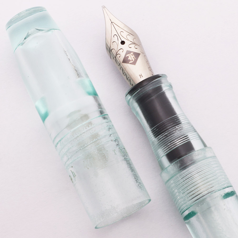 Franklin-Christoph 46 Fountain Pen - Antique Glass, C/C, Medium #6 SIG Steel Nib (Excellent + in ...